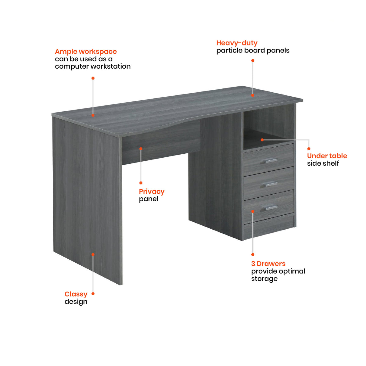 Classic Computer Desk – Office Tailor